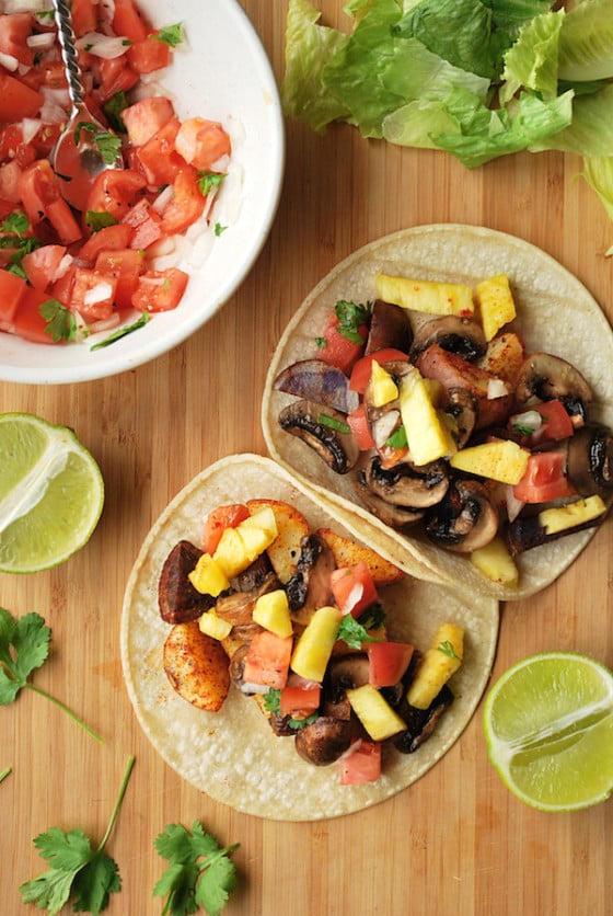 The Best Damn Vegetarian Tacos - Fooduzzi