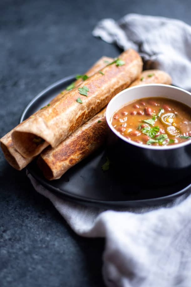 Toasty Veggie Lentil Roll-Ups - Fooduzzi